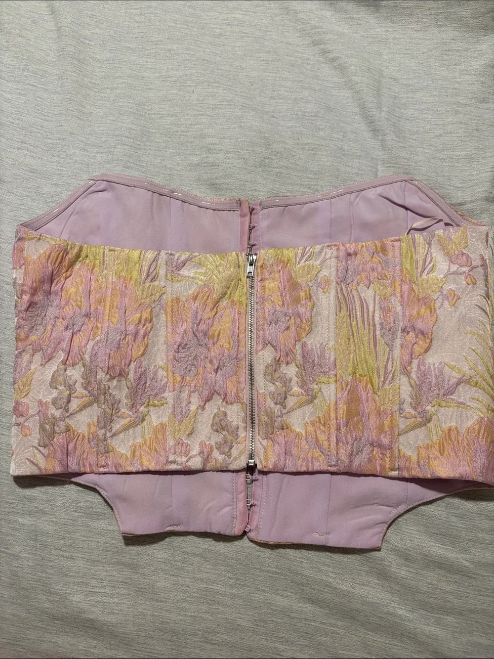 Cotton Candy | Tops | Cotton Candy Lavender Strapless Corset Top | Poshmark